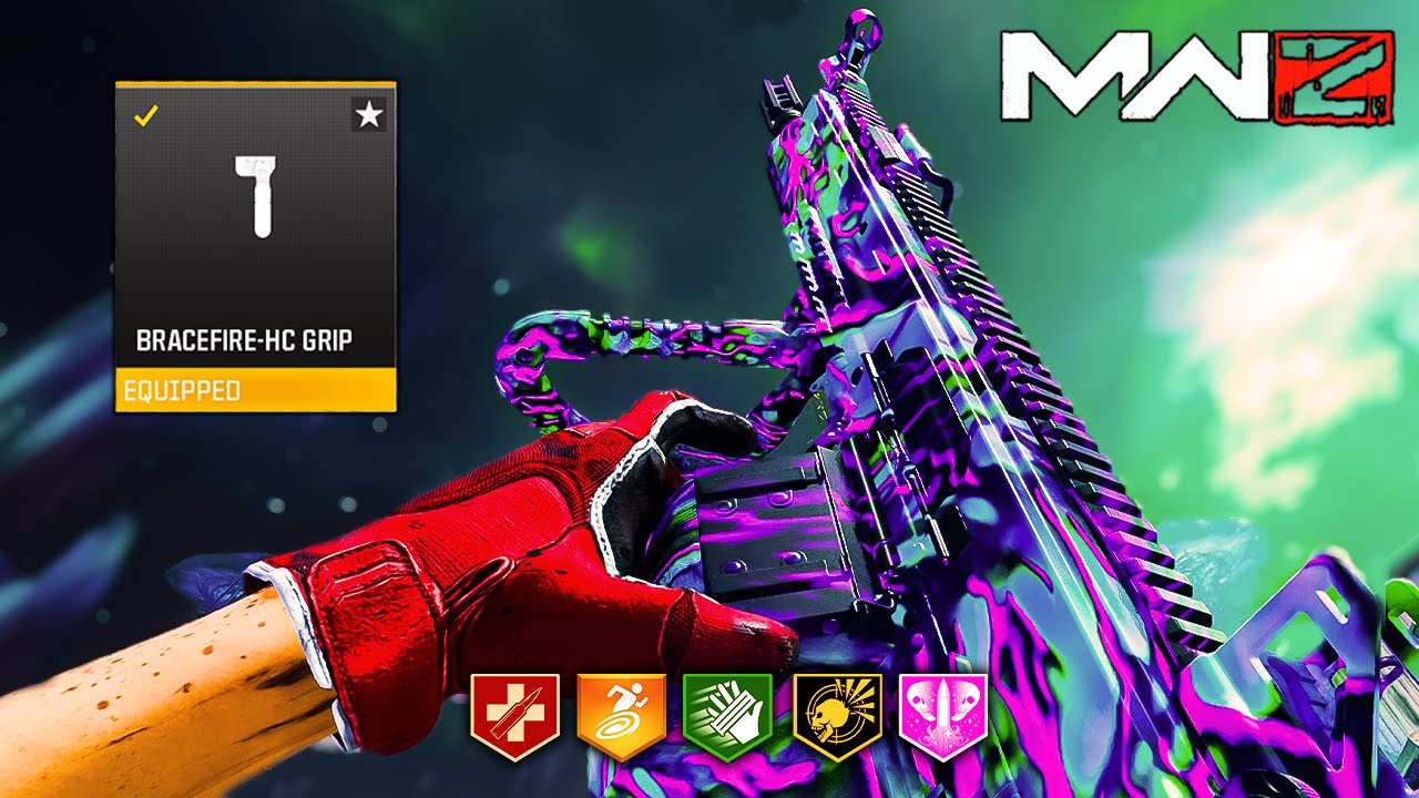 Kastov LSW LMG + Bracefire HC Grip DOMINATES in Modern Warfare Zombies ...