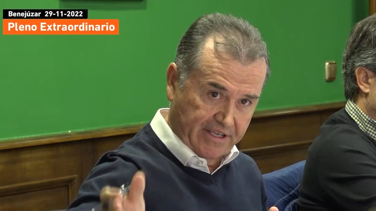 Intervención de Antonio Bernabé en el Pleno extraordinario de 29/11 ...
