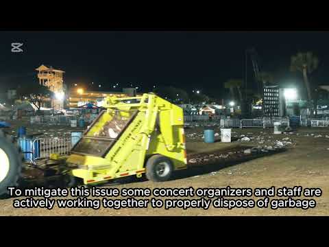 Party Hard, Clean Up Afterwar//An awareness campaign about waste after ...