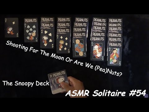 ASMR Solitaire #54: The Snoopy Deck - Shooting For The Moon Or Are We ...