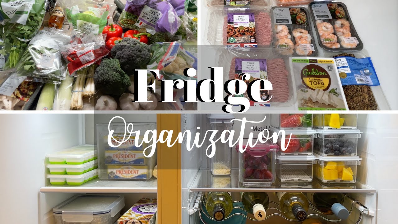 Fridge organization | organize with me (zero food waste!) - YouTube