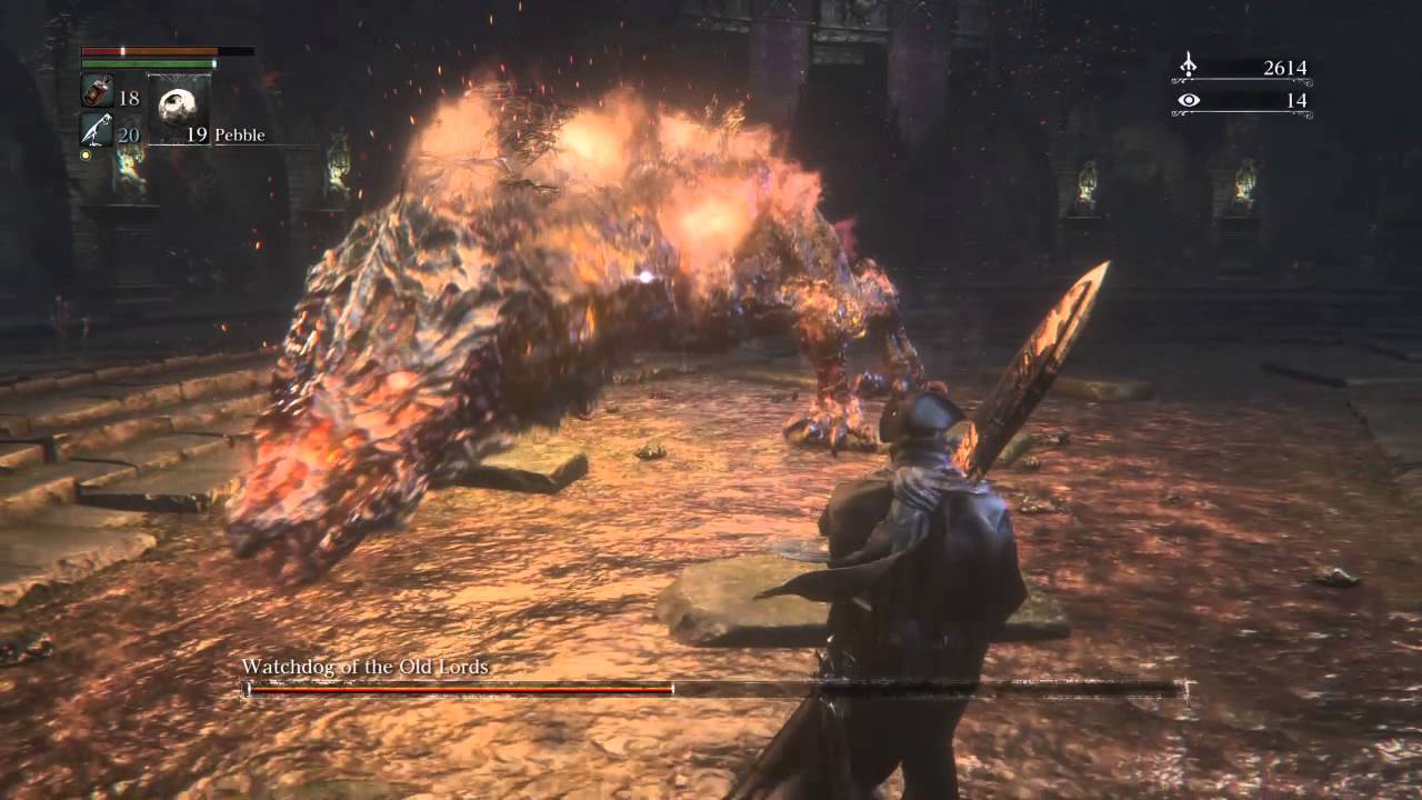 Bloodborne Watchdog of the old gods - YouTube