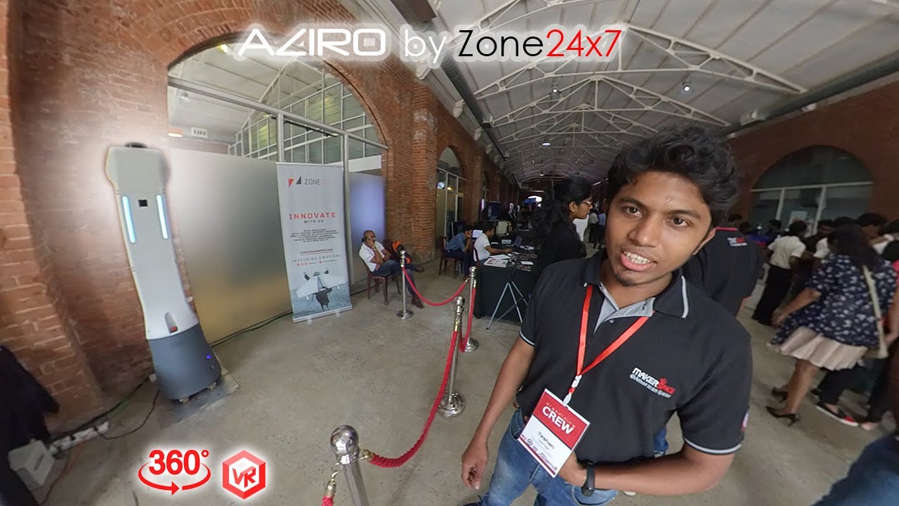 Zone24x7 Explaining about their Autonomous Mobile Robot platform AZIRO ...