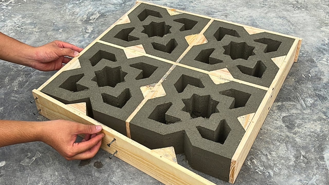 Design Mold Decorative Brick Walls With Cement And Beautiful Textured ...