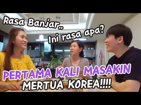 DEG-DEGAN!! Mantu Indonesia masakin Makanan Indonesia ke Mertua Korea Pertama kali!! ♥
