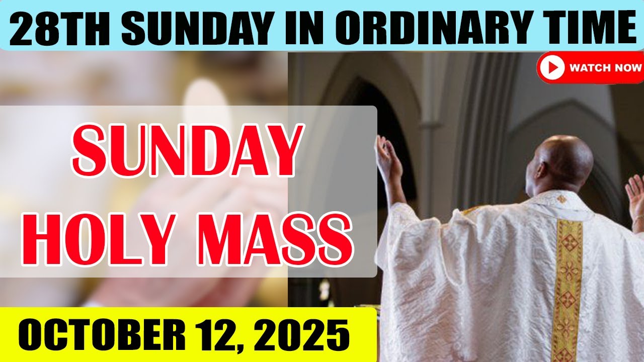 Catholic Mass Today | Daily TV Mass, Sunday October 12, 2025 - YouTube
