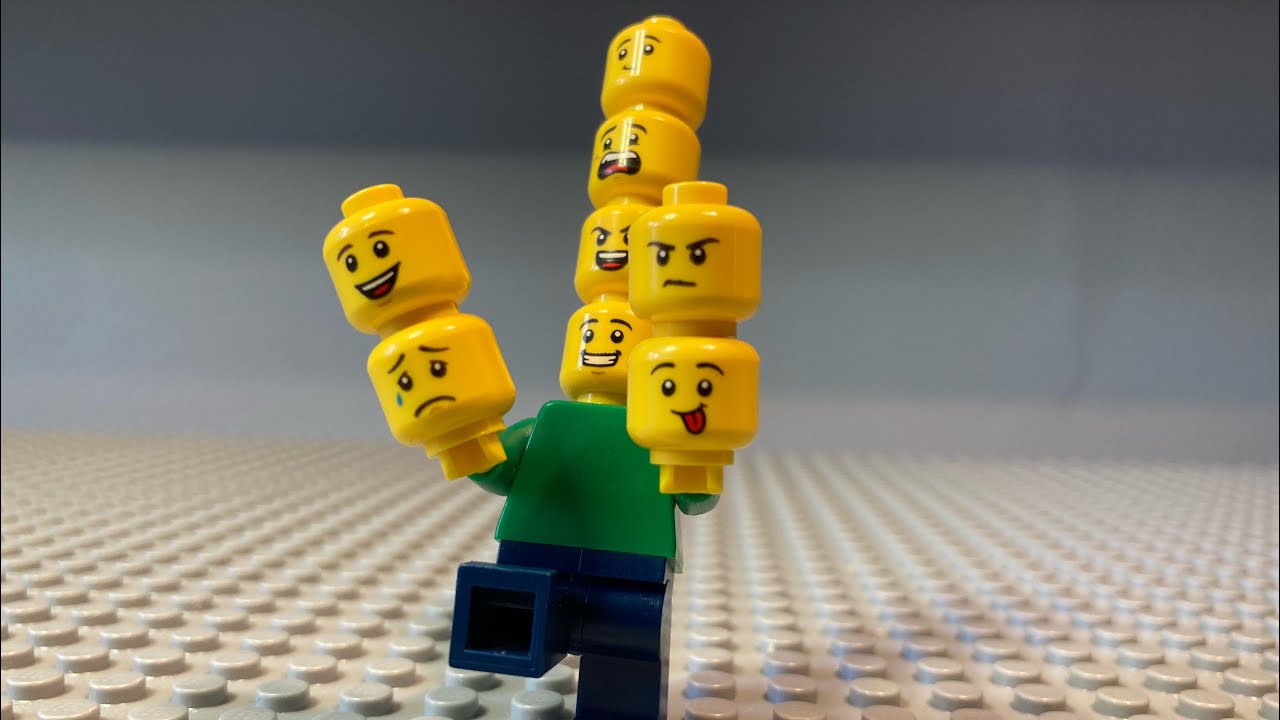 Lego facial expressions test #lego #stopmotion #stopmotionanimation ...