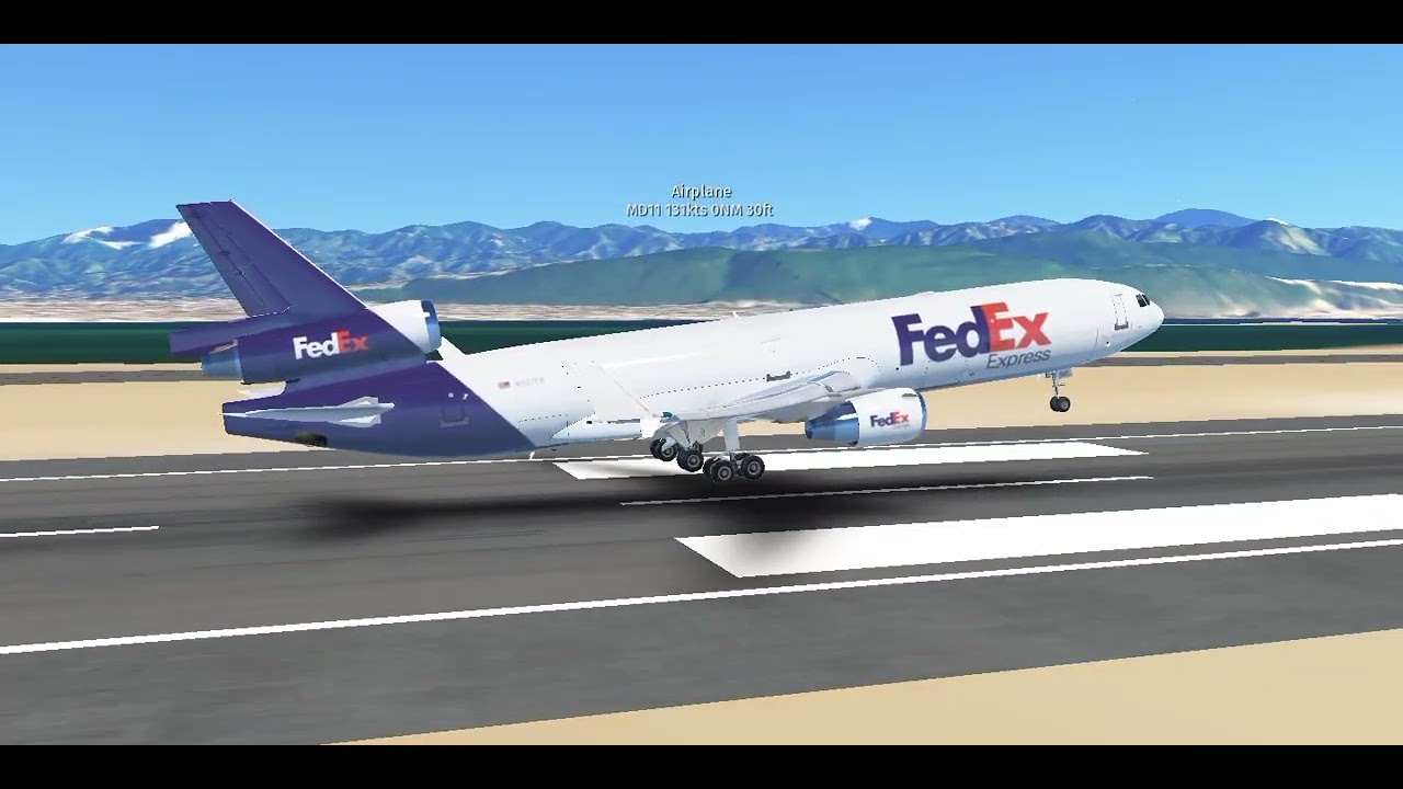 INFINITE FLIGHT FedEx MD-11 delivers to Kingston, Jamaica. - YouTube