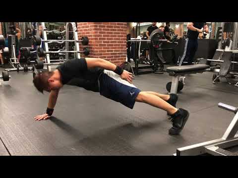 one hand push up with clap - YouTube