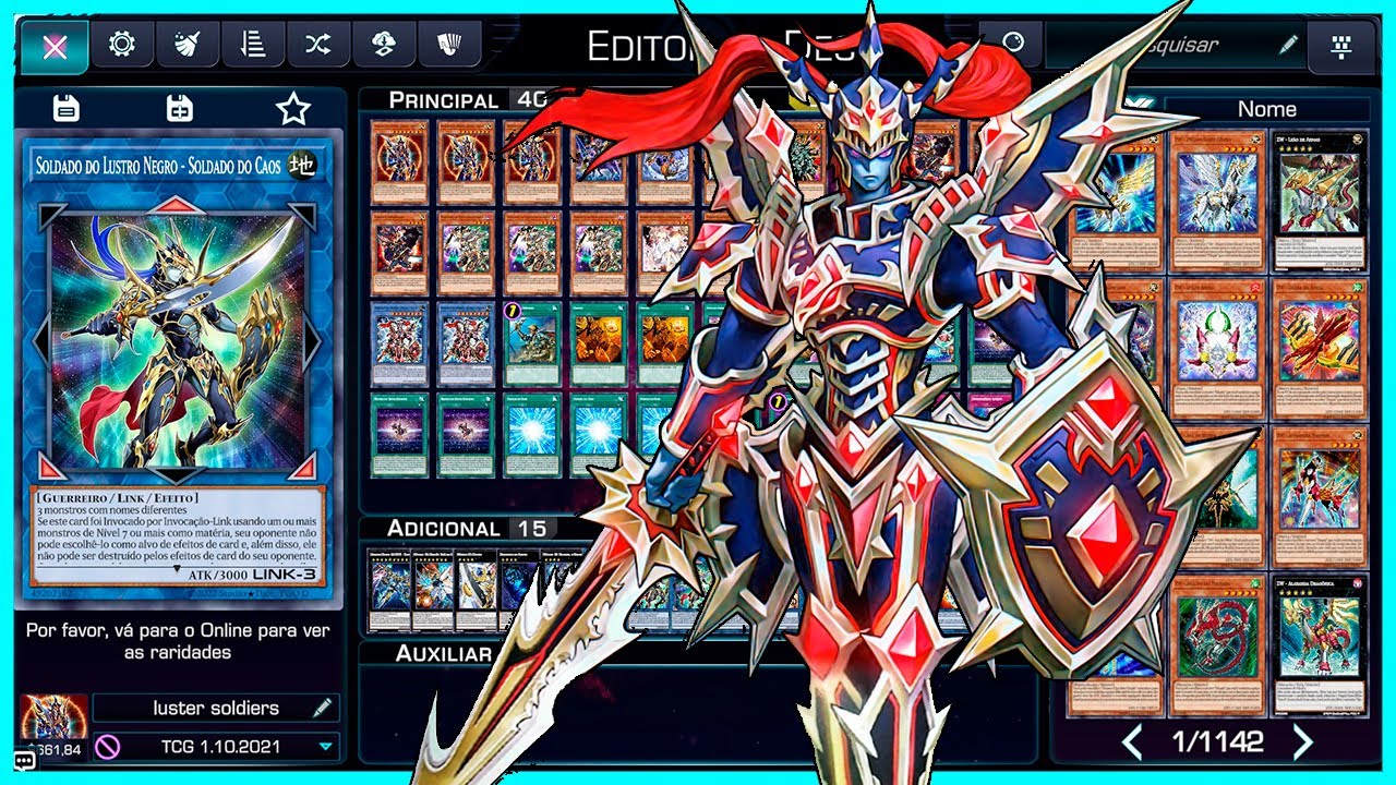 O MELHOR DECK DE SOLDADO DO LUSTRO NEGRO - YU-GI-OH! - (YGO OMEGA ...