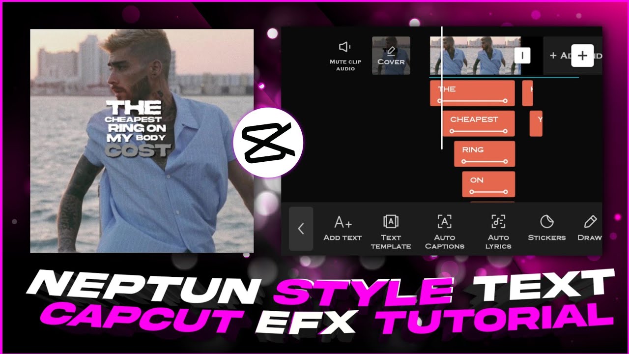 Capcut Neptun Text Glitch Tutorial 💫💕 | Neptun Text glitch in Capcut you need to know 🔥 - YouTube