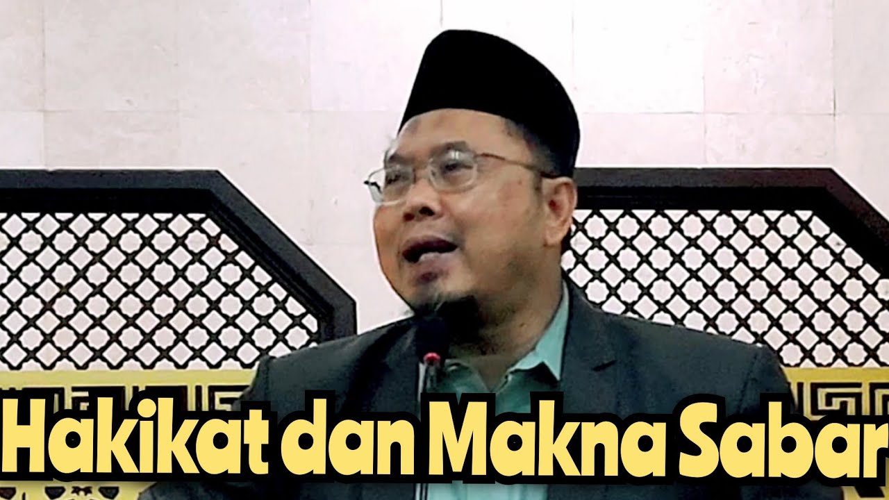 Hakikat dan Makna Sabar Bersama Muslim Fuadi, S.Sos dalam kuliah Subuh ...