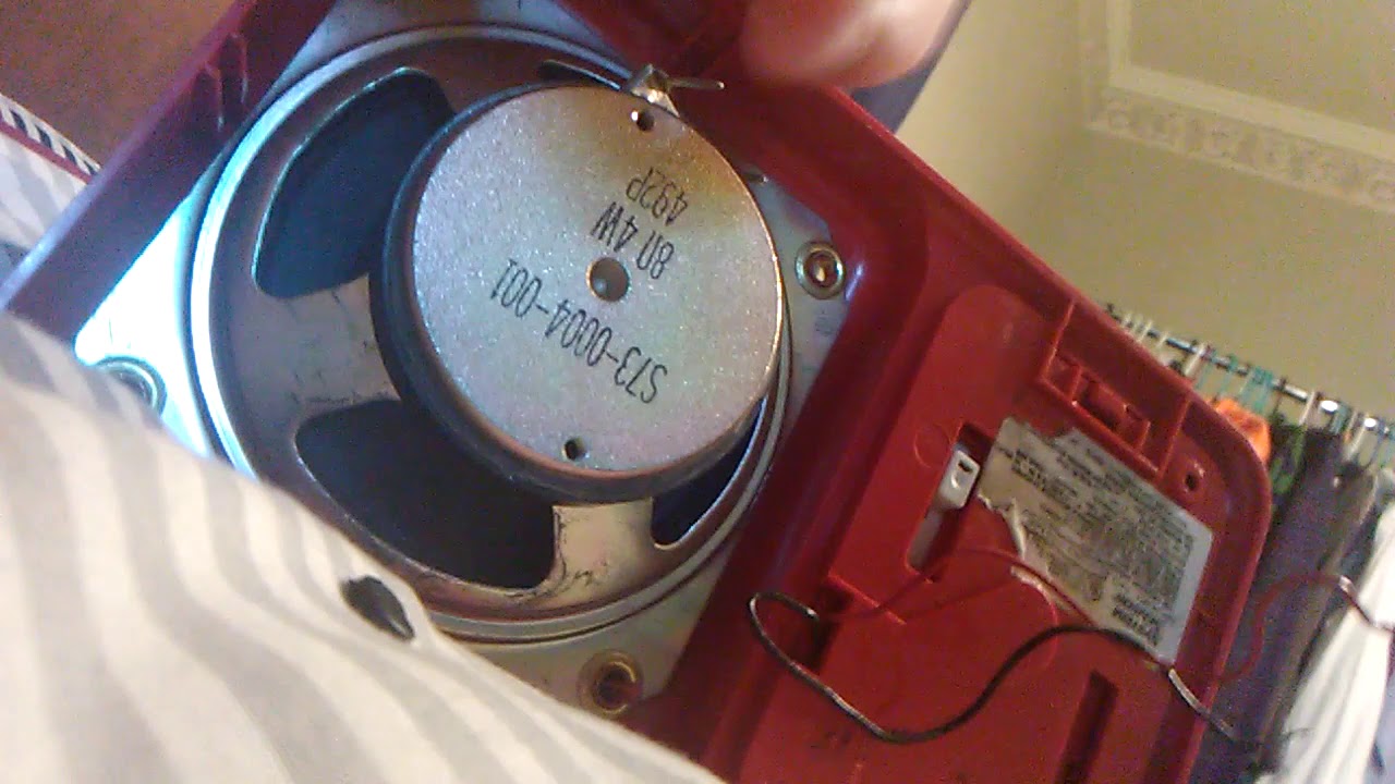 Review of the sp2r1224mc speaker strobe - YouTube