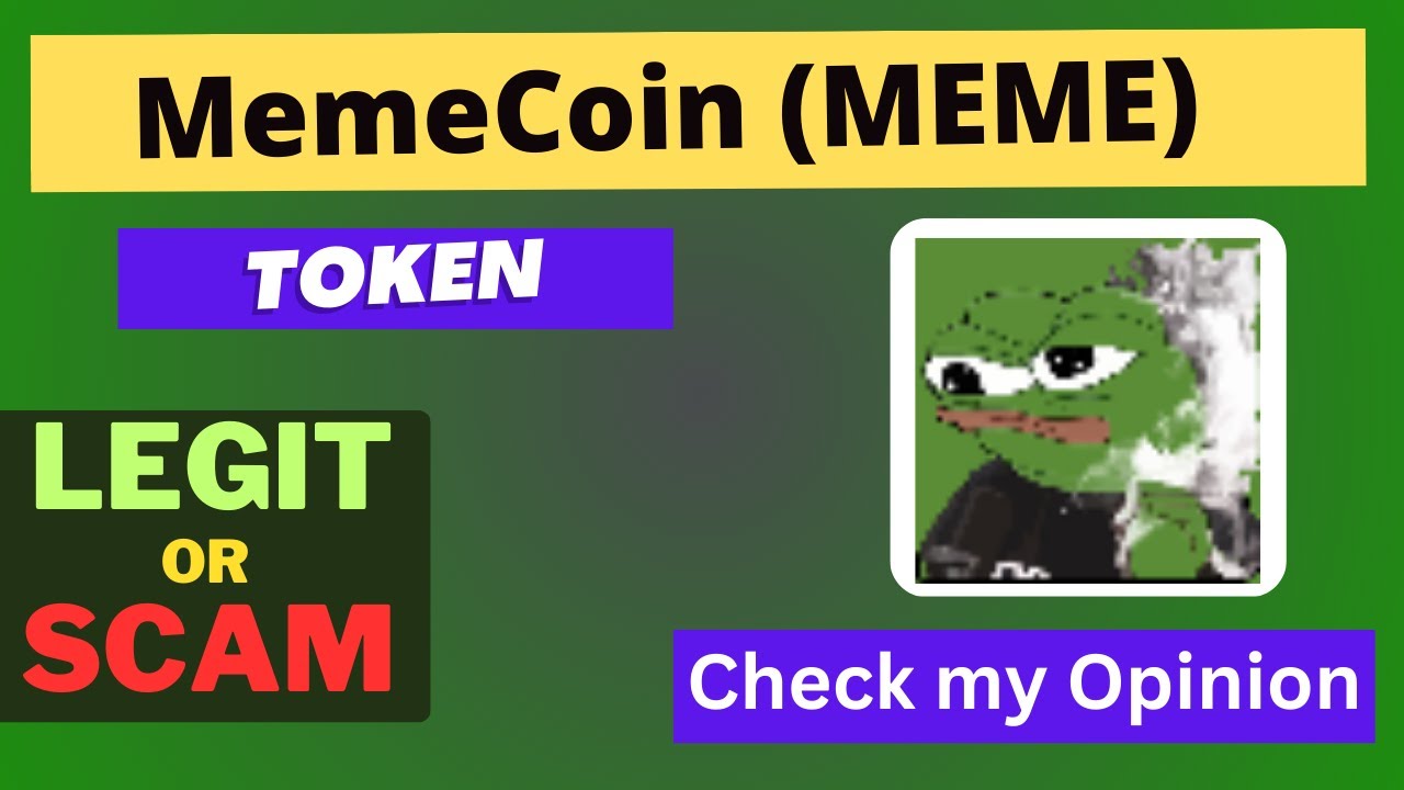 Is MemeCoin (MEME) Token Legit or Scam ?? - YouTube
