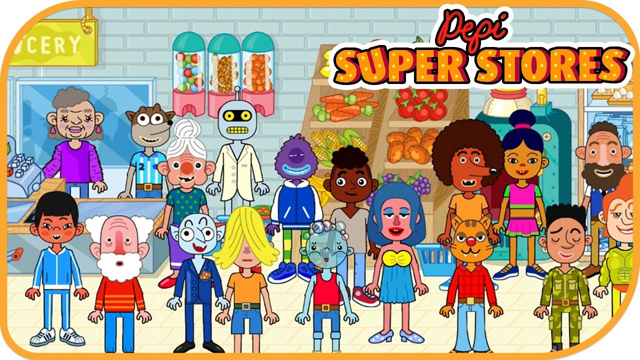#pepiplay #pepi #pretendplay | Super Stores #24 | Pepi Play | Educational | Pretend Play ...