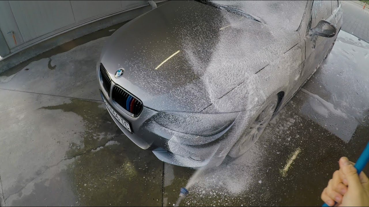 BMW 335i E92 Quick Car Wash - YouTube