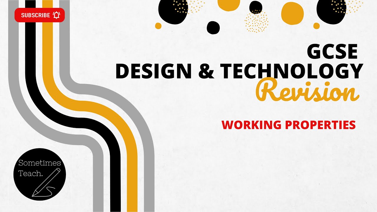 Working properties of materials GCSE Design Technology - YouTube