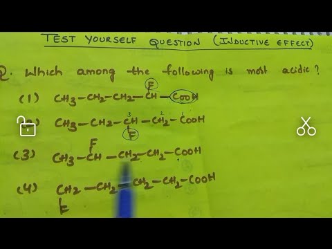 Test yourself solution to Trick to solve inductive effect questions ...