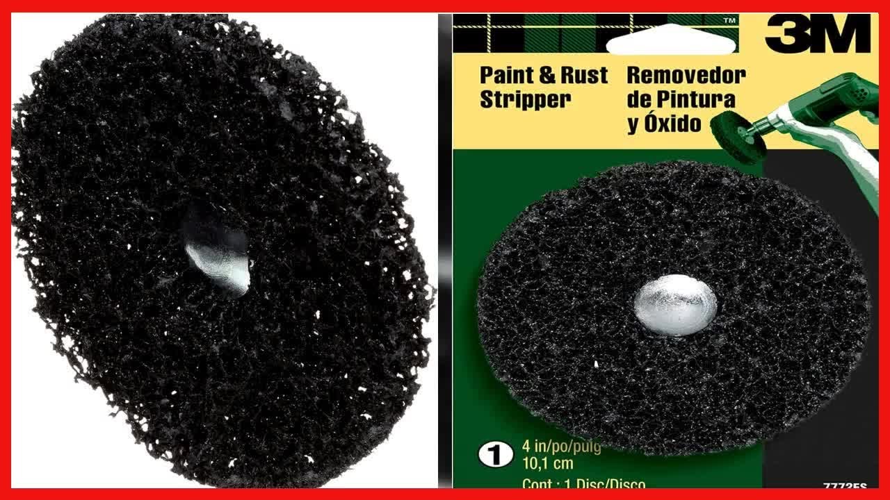 3M Paint and Rust Stripper, 4 in. Diameter, 1 Disc/Pack - YouTube