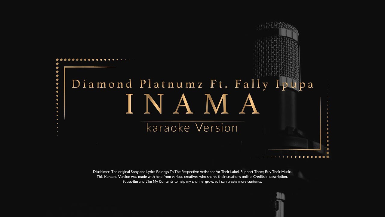 Diamond Platnumz Ft Fally Ipupa Inama Karaoke - YouTube