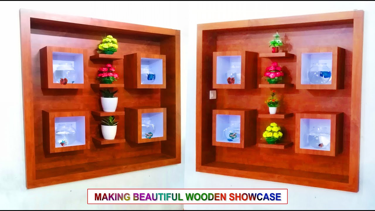 Making Beautiful Showcase at Home | How To Make Shocase | Simple Model ...