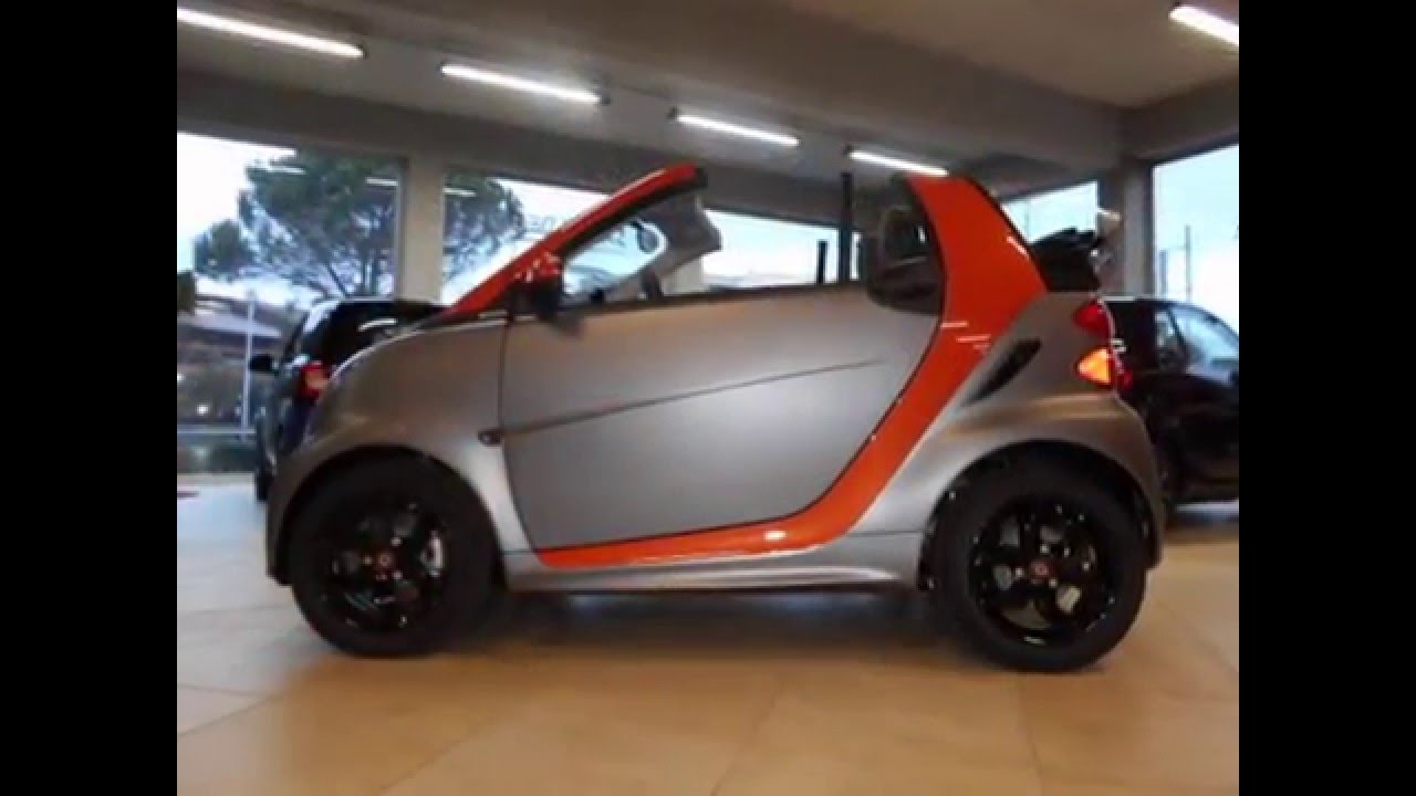 Smart F2 Cabrio Limited Edition Grey matt - Auto Savoldelli srl - YouTube