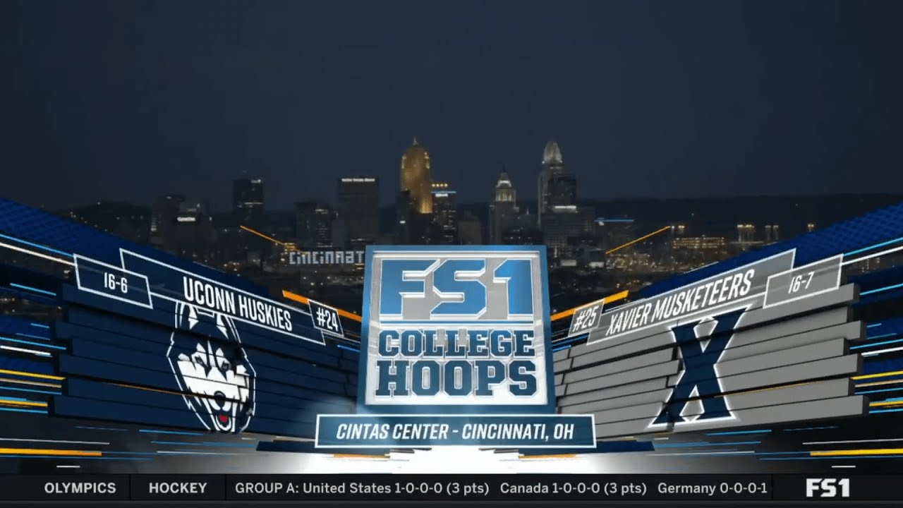 FS1 CBB intro | 24 UConn @ 25 Xavier | 2/11/2022 - YouTube