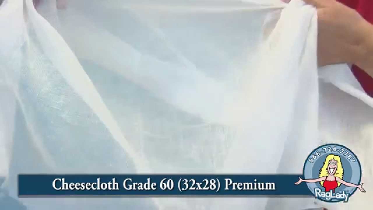 Cheesecloth Grade 60 32x28 Premium CC3228 60BOX - YouTube