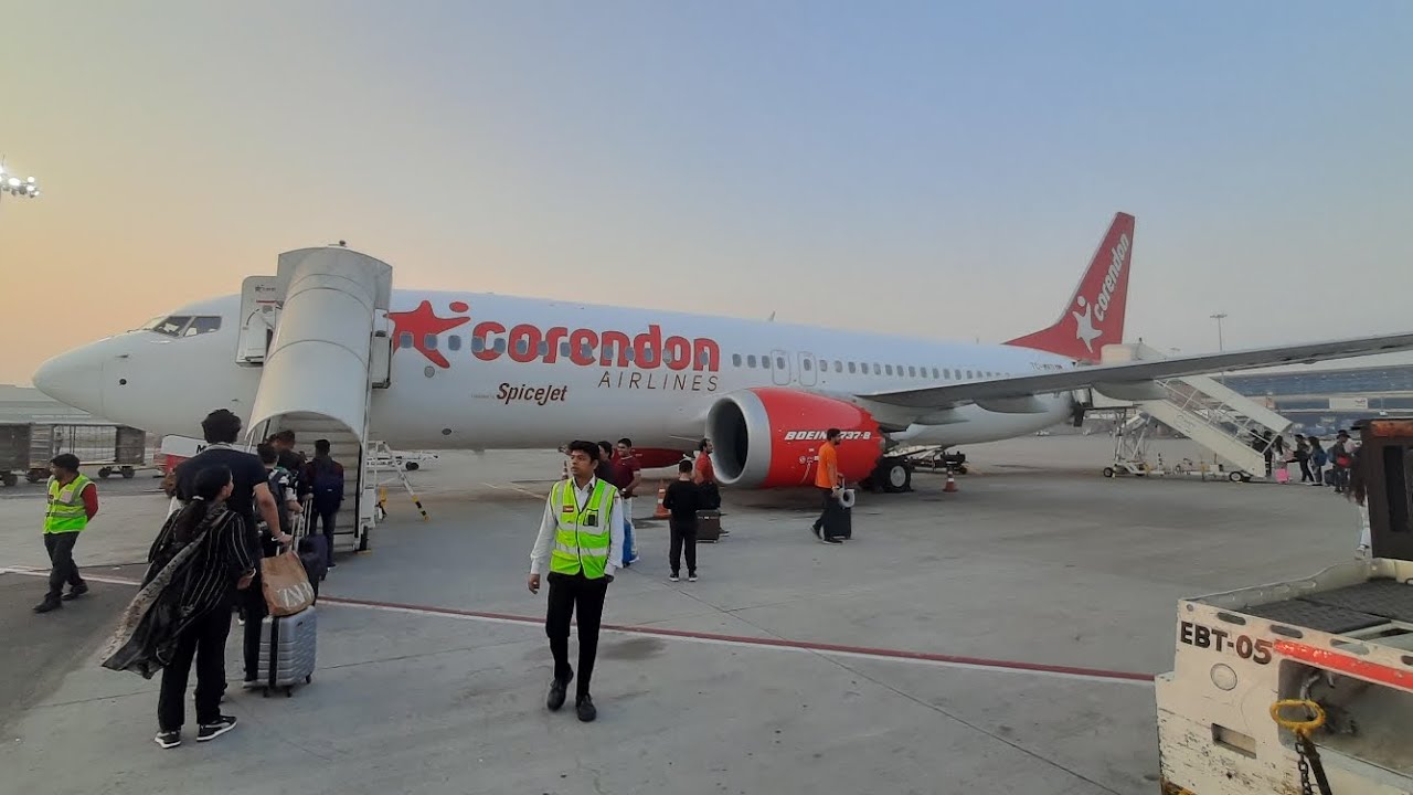 Flight Journey from Delhi to Mumbai. SpiceJet SG8701(Corendon Airlines ...