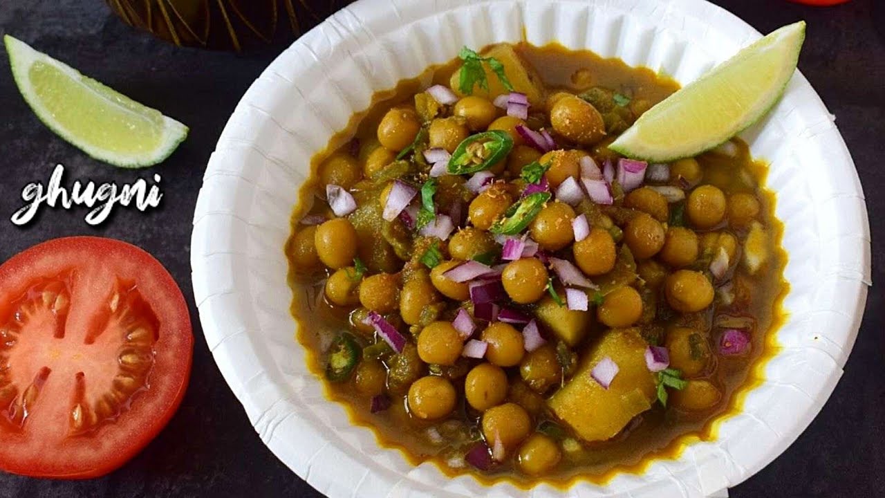 Ghugni recipe || ghugni recipe bengali style || yellow peas curry ...