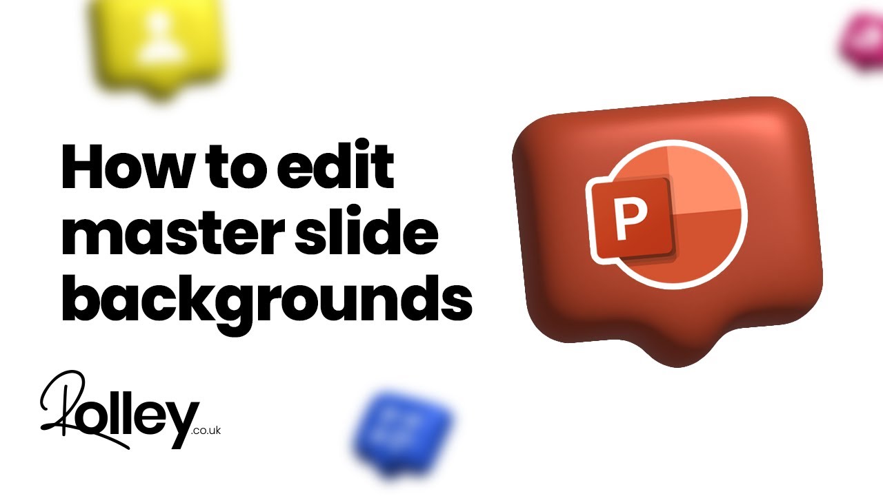 PowerPoint - How to Edit Master Slide Backgrounds - YouTube