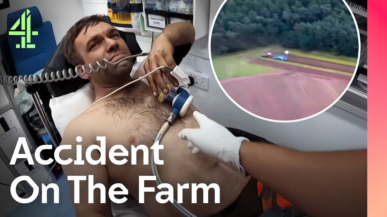 Farmer's Arm Trapped Inside Potato Harvester | Emergency Helicopter ...