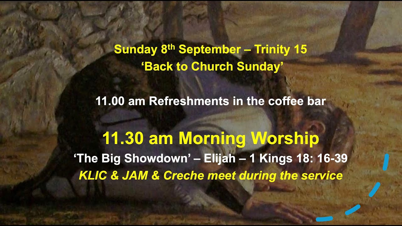 Sunday 8th Sep 11:30 - YouTube