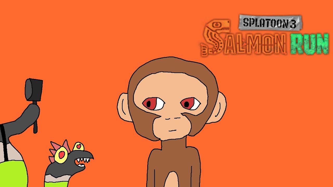 Monkey Plays Splatoon 3 Salmon Run - YouTube