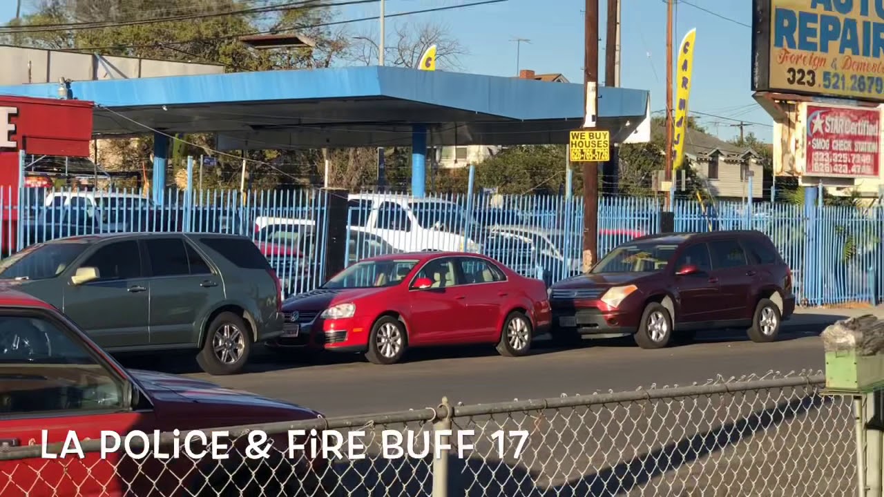 Lafd engine 46 responding - YouTube