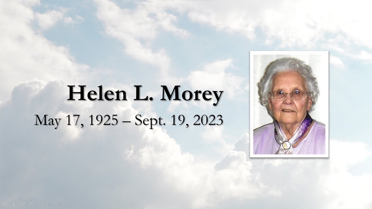 Helen Morey funeral service - Sept. 23, 2023 - YouTube
