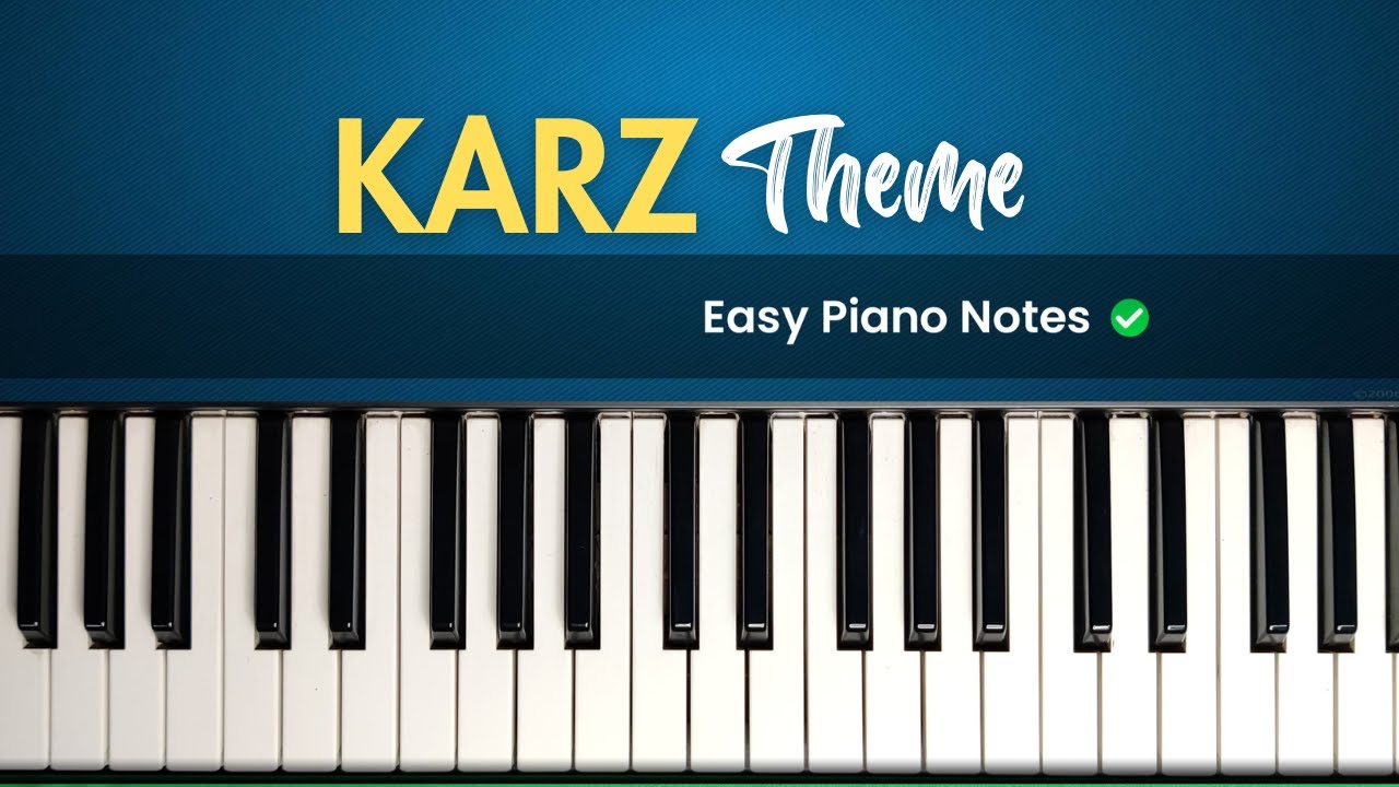 Karz Theme #Piano #instrumental #pianotutorial #rishikapoor - YouTube