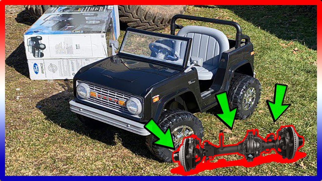 BUILDING CUSTOM FRONT AXLE FOR THE POWER WHEELS! - EP.6 - YouTube