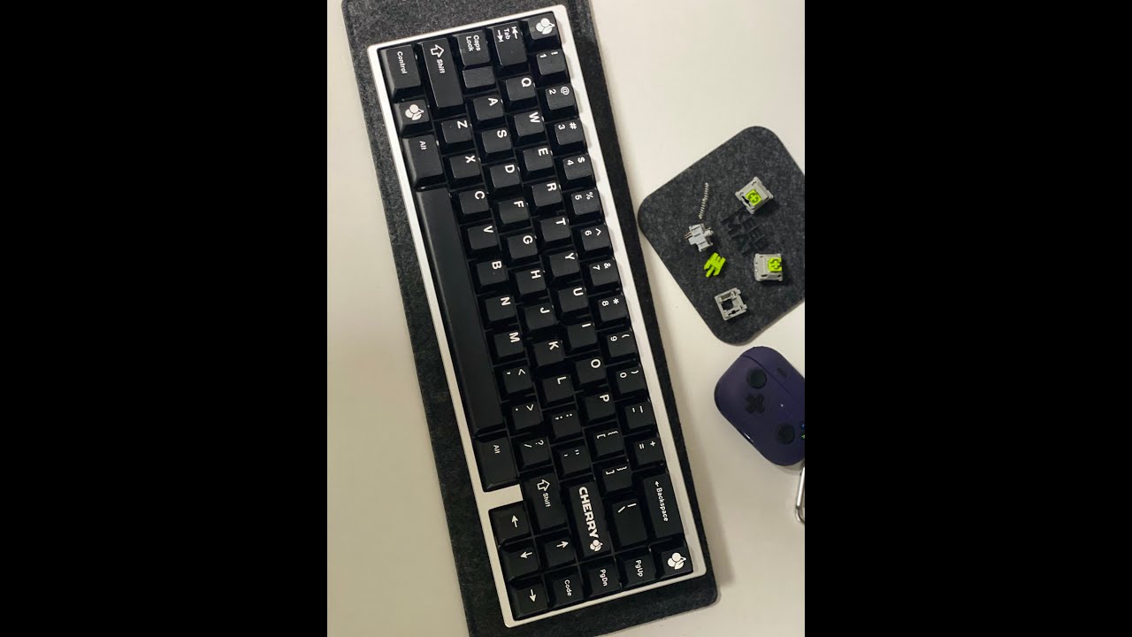 Neo65 Silver | Plateless | SwK Neon | GMK WoB + Shinethrough | Sound ...