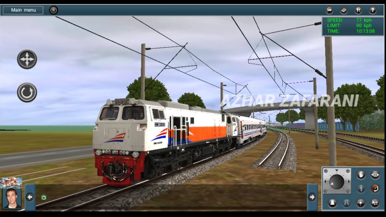 simulator kereta api Indonesia android - YouTube