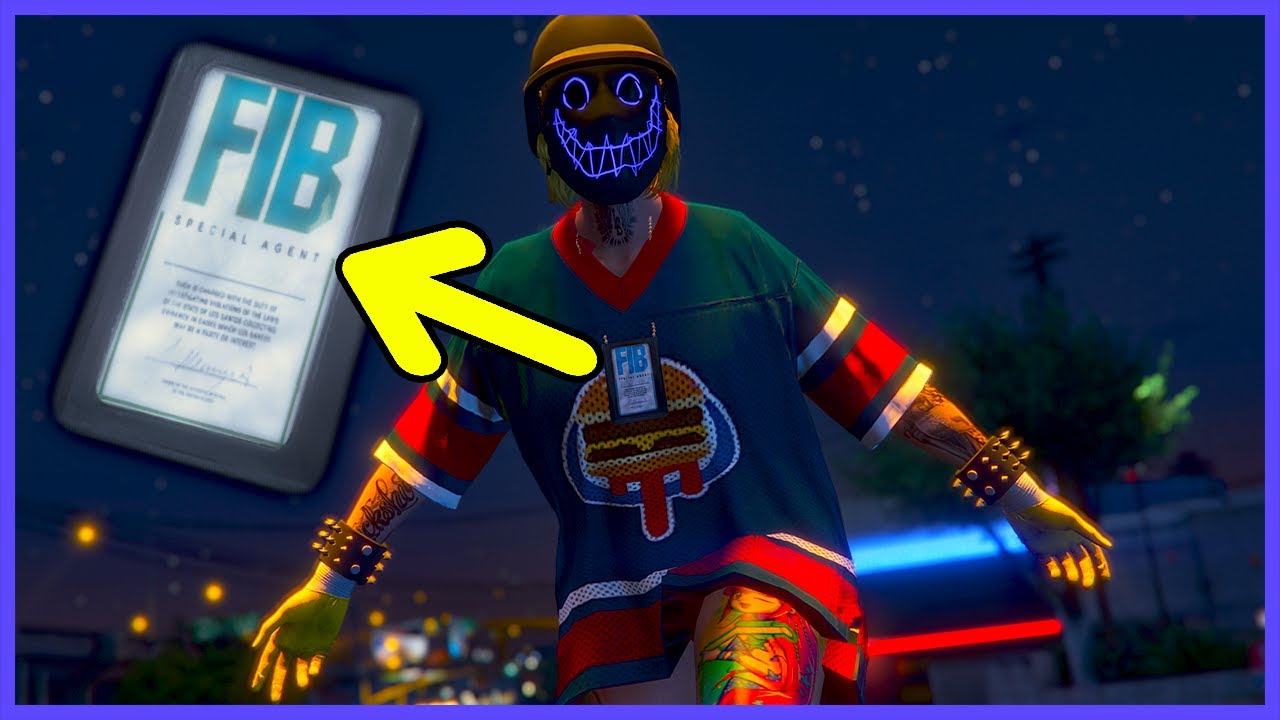 HOW TO GET FIB BADGE ON ANY OUTFIT IN GTA 5 ONLINE - YouTube