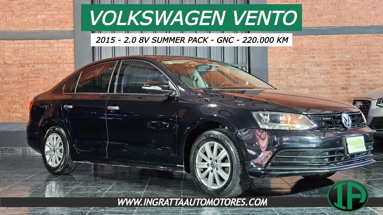 Volkswagen Vento 2.0 8v Summer Pack - 2015 - GNC - 220.000KM - - YouTube