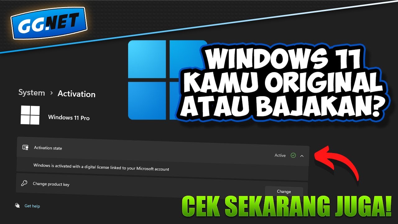 4 Cara Cek Keaslian Windows 11 Tanpa Software Tambahan, ORIGINAL atau ...