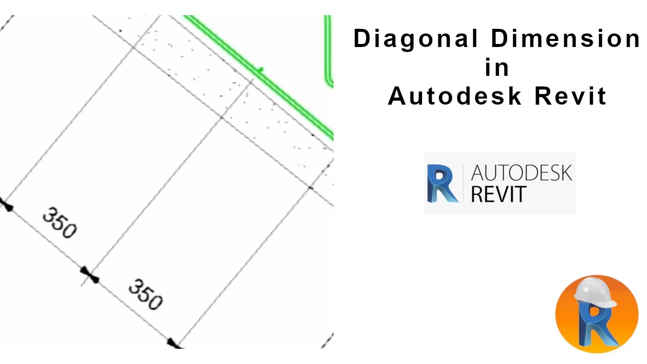 Diagonal Dimension In Revit YouTube Diagonal Dimension In Revit YouTube