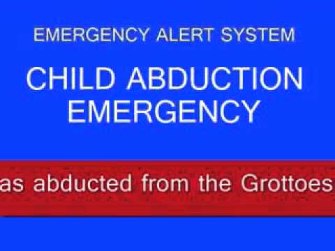 Emergency Alert System Child Abduction - YouTube