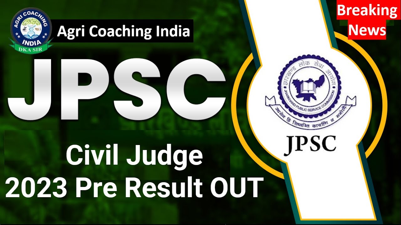 JPSC Result | JPSC Civil Judge 2023 Pre Result OUT - YouTube