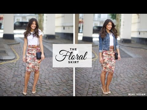 The Floral Skirt Outfit of the Day