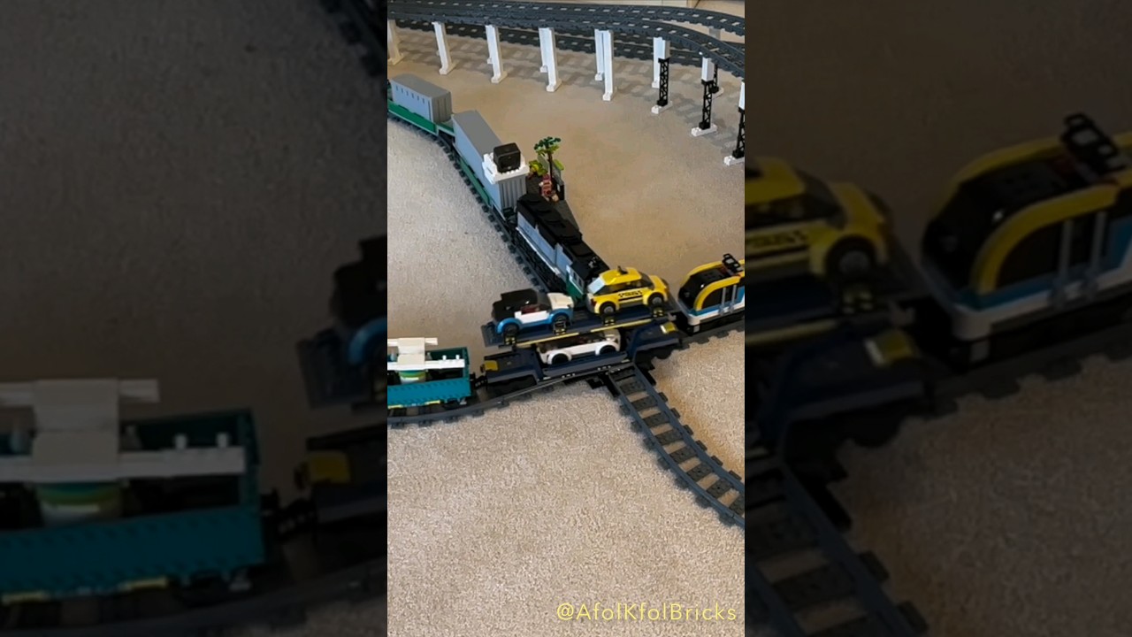 LEGO Train Crash Compilation by @AFOLKFOLBricks | Brick Finds & Flips