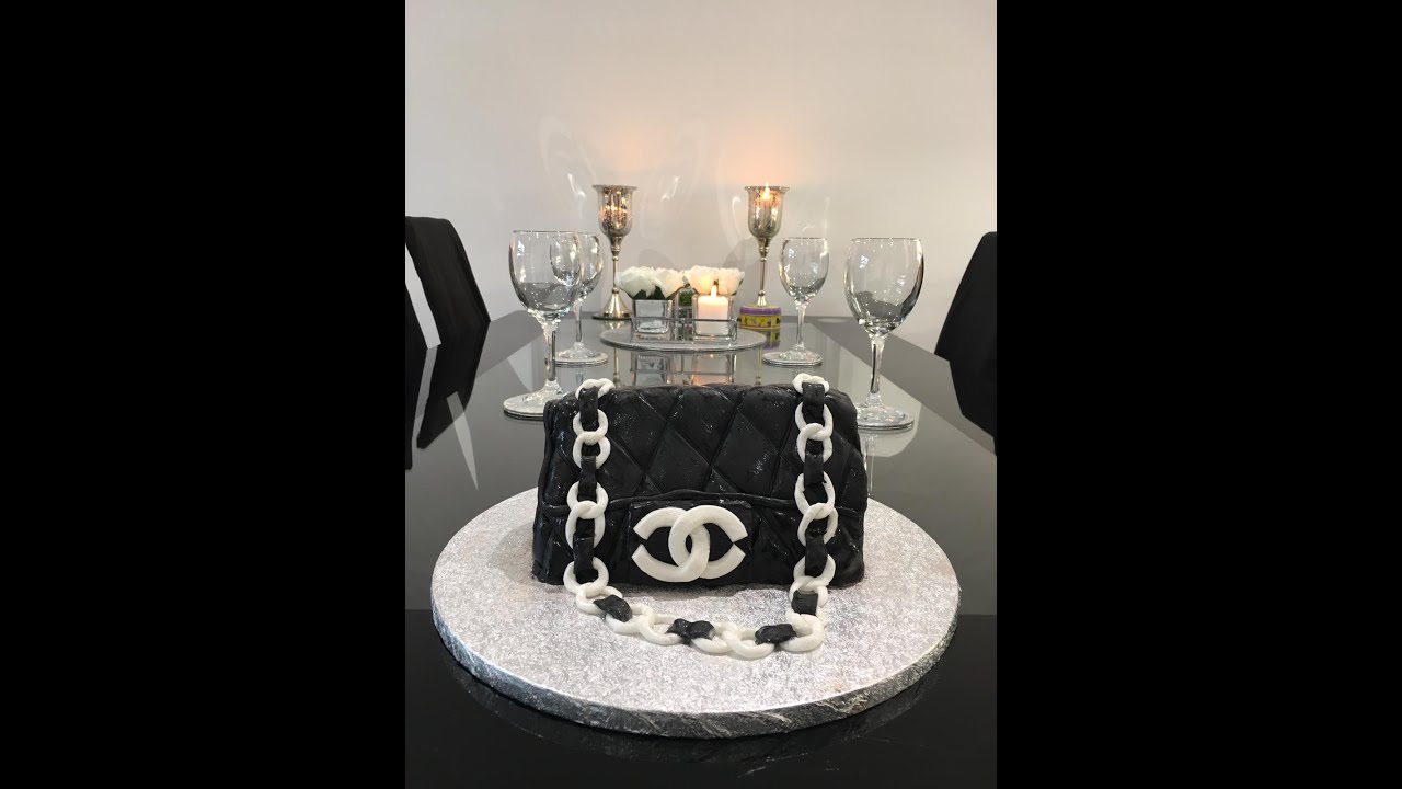 Krok po kroku Tort w ksztalcie torebki Chanel - YouTube