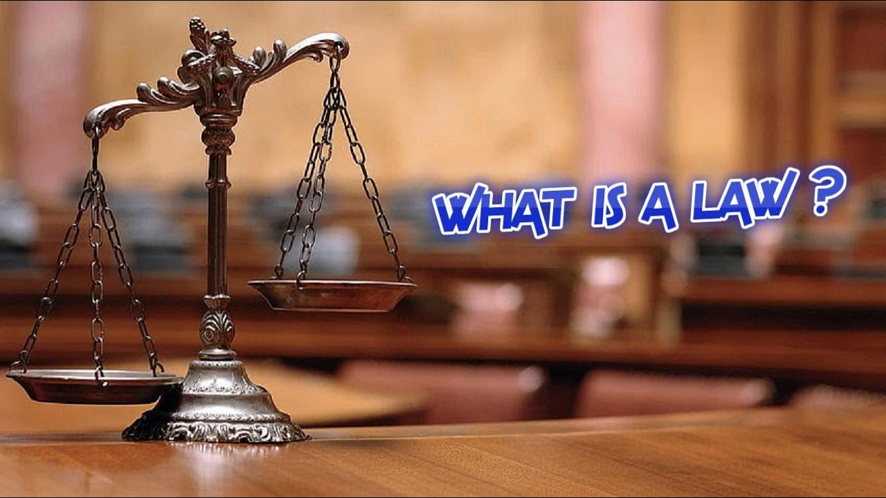 What Is A Law ? - YouTube